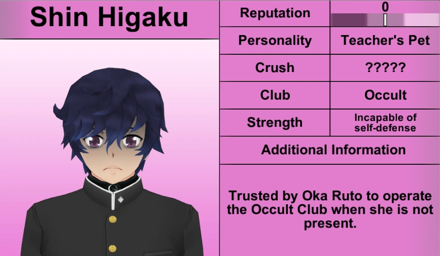 Shin Higaku | Yandere Simulator Wikia | FANDOM powered by Wikia