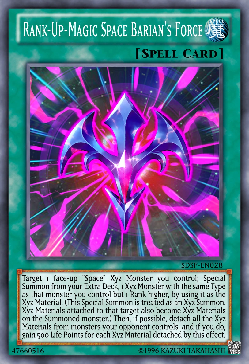Rank-Up-Magic - Space Barian's Force | Yu-Gi-Oh Card Maker Wiki ...