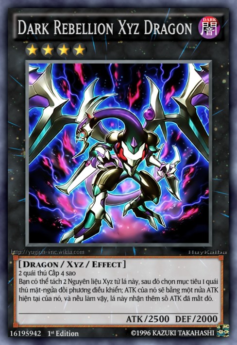 Dark Rebellion Xyz Dragon Wikia Yu Gi Oh Bài Tiếng Việt Fandom