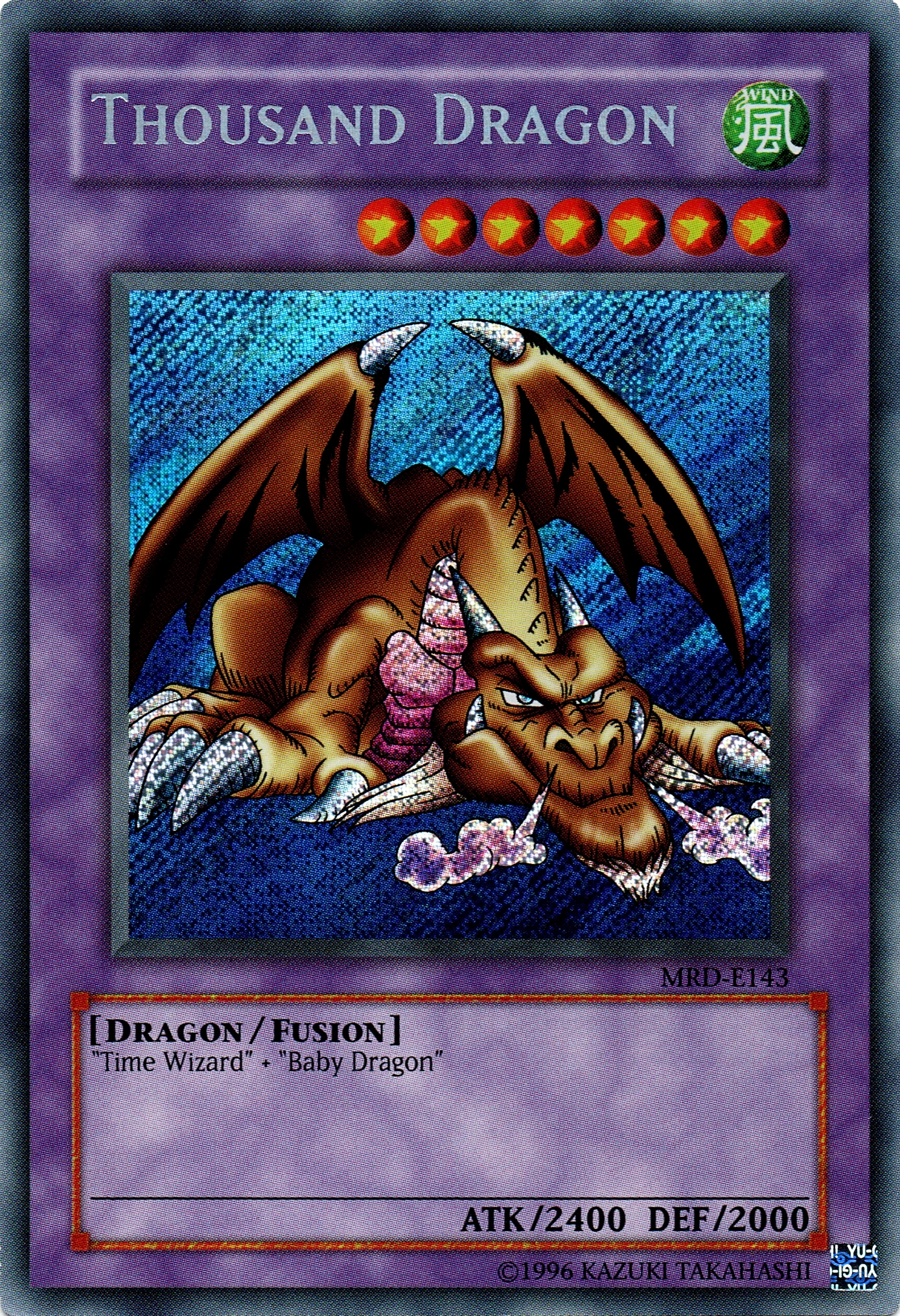 Yugioh Cards Thousand Dragon Set Time Wizard Baby